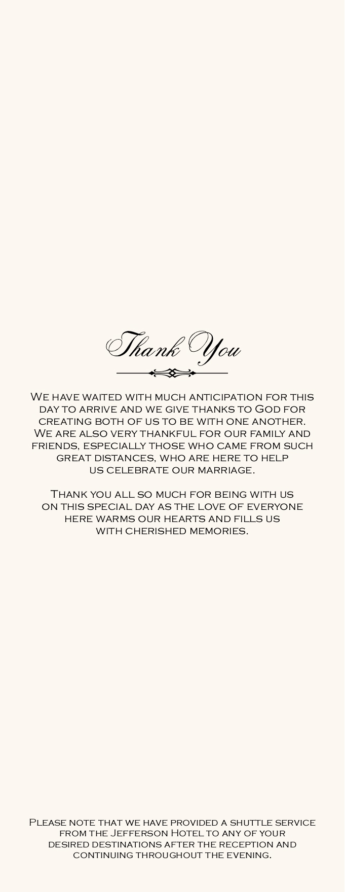 Catholic Wedding Ceremony Program Wording