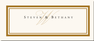 Line Border Placecards-Wedding Reception Accessories-Custom Stationery ...