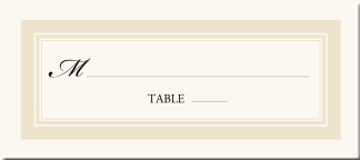 Line Border Placecards-Wedding Reception Accessories-Custom Stationery ...