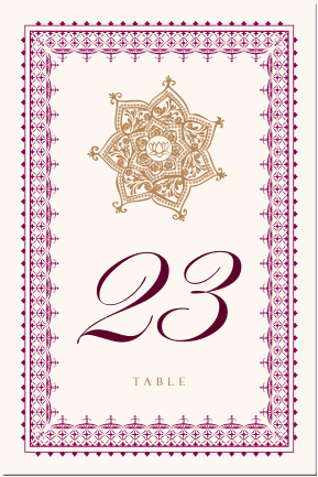 Indian Wedding Table Numbers-Table Names-Custom Monogram Table Number ...