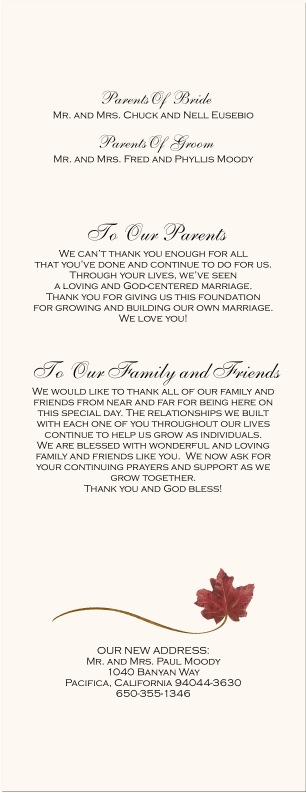 Wedding Programs-Wedding Program Wording-Program Samples-Program ...