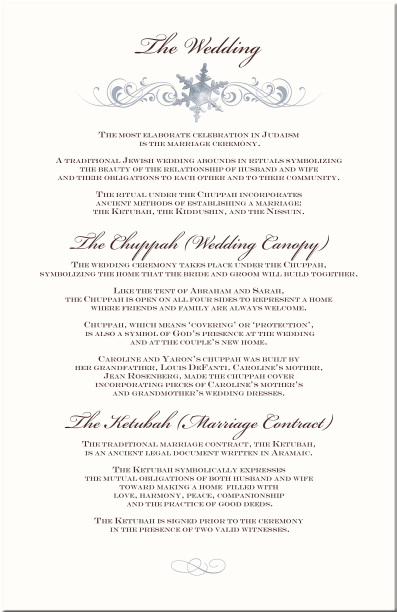 Winter Theme Wedding Program-Snowflake Church Directory-Christmas ...