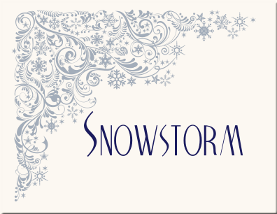 Winter Corner Border