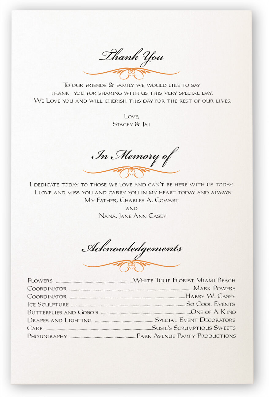 Butterfly Wishes Monarch Butterfly Wedding Program and Church Programs ...