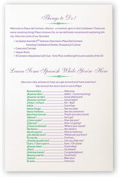 Damask Twist Wedding Programs, Church Programs, and Welcome Letters ...