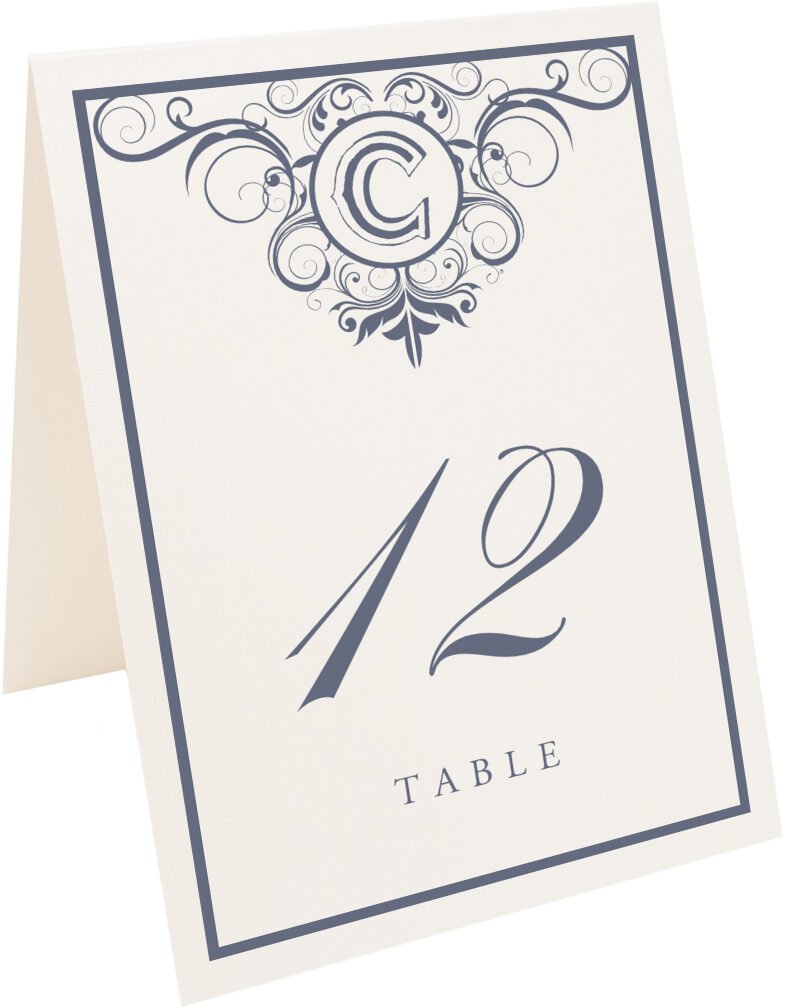 Vintage Wedding Table Numbers | Spiral Swirl Table Number and Table ...