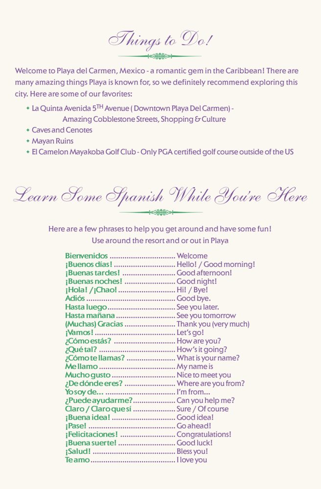 Damask Twist Wedding Programs, Church Programs, and Welcome Letters ...