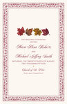 Maple Leaf Pattern Autumn Wedding Programs and Church Programs for your ...