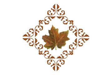 Leaf Flourishes - Documents and Designs