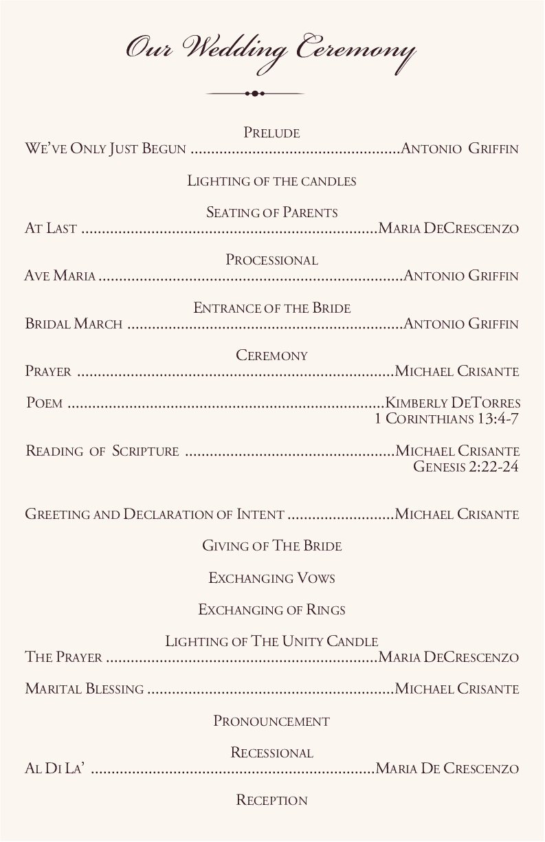 Wine Themed Wedding Programs for Vineyard Weddings with Grapes Graphic ...